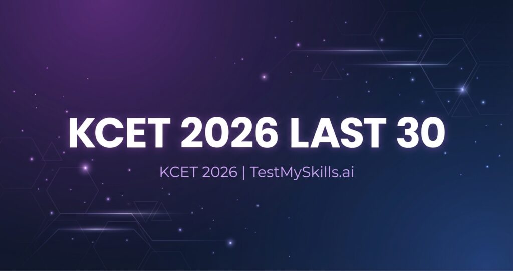 KCET Chapter Wise Weightage 2026: Score Smartly!